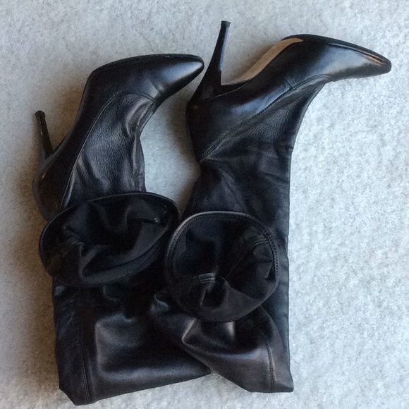 Escada | Shoes | Escada Italian Leather Over The Knee Boots | Poshmark